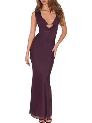 TIGER MIST Noemi Maxi Dress - Plum