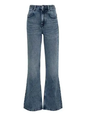 Isabel Marant Étoile Marant Belvira Flared High-waisted Jeans - Blue