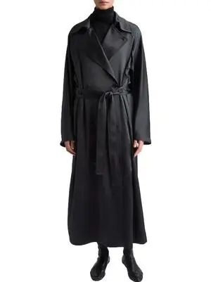 FFORME Orly Unstructured Trench Coat - Black