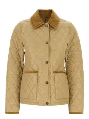 Burberry Beige Nylon Jacket - Brown