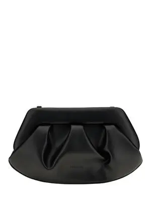 THEMOIRE Emera Bios Vegan Leather Clutch - Black