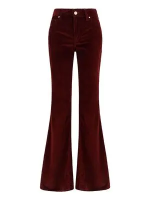 JACOB COHЁN Victoria Flare Jeans - Bordeaux