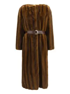 Max Mara Storma Coat Brown