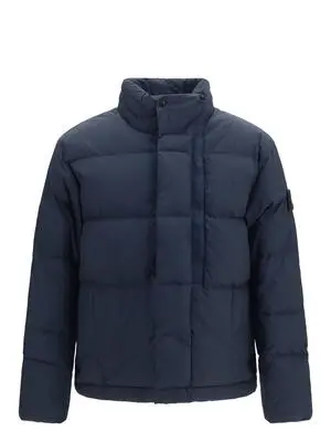 Stone Island Cotton Nylon Tela Jacket - Blue