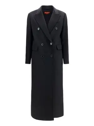 Max Mara Effige Virgin Wool Coat - Black