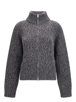 Our Legacy Merino Wool Zip Cardigan - Grey