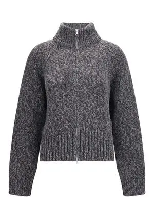 Our Legacy Merino Wool Zip Cardigan - Grey
