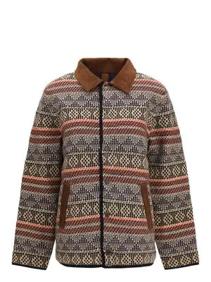 Guest In Residence Wetern Indutry Geometric Jacket - Brown