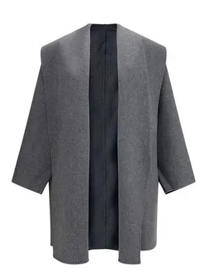 TOTEME Wool Hooded Coat Feale - Grey