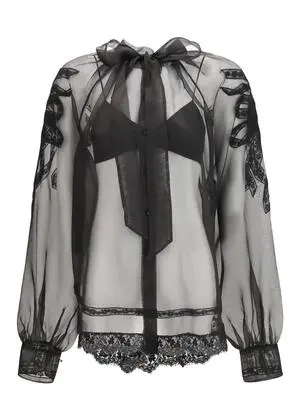 Ermanno Scervino Lace Shirt - Black