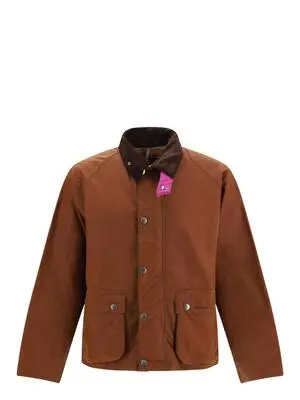 Barbour Transport Waxed X Pau Smith Jacket Mae - Brown