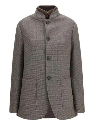 Loro Piana Spagna Wool Jacket Brown
