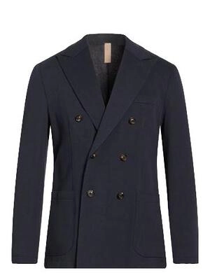 Eleventy Man Blazer Navy Size 40 Cotton, Polyamide, Elastane Navy