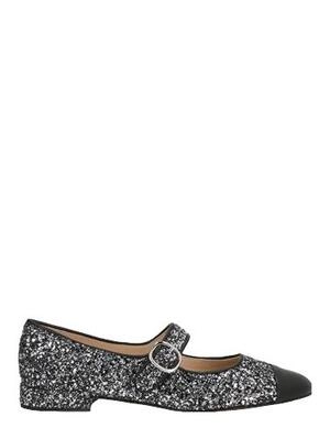 Sandro Ballet Flats Size Textile Fibers - Black