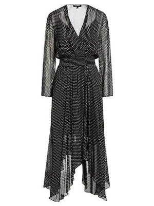 Maje Maxi Dress Size Viscose - Black