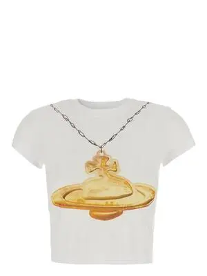 VIVIENNE WESTWOOD Gold Orb Baby Peru T-shirt - Multicolor