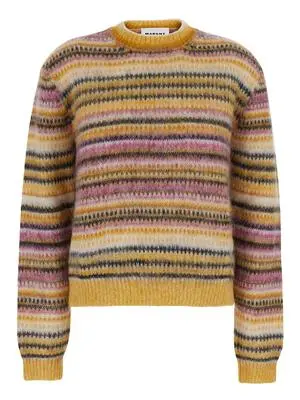 ISABEL MARANT ÉTOILE Isabel Marant Etoile Women Morine-Gc Long Sleeve Round Neck Wool Sweater Multicolor Women