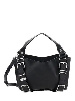 DIESEL® D-one Tophandle Small Bag With Handle And Pockets In Nylon - Black