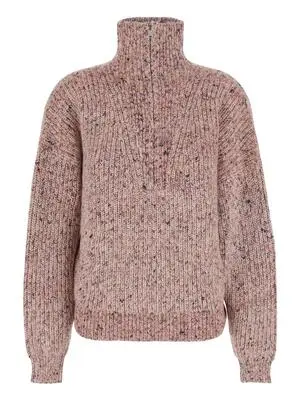Isabel Marant Étoile Sweater Anita-gc With V-neck, Long Sleeves, Wool Fabric And Pink - Multicolor