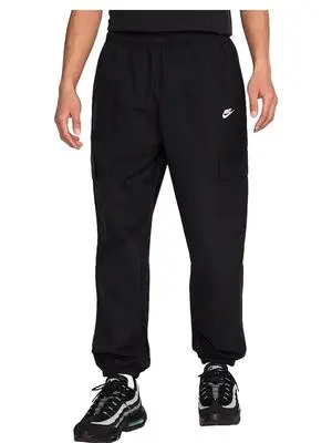 Nike Club Woven Cargo Trousers - Black