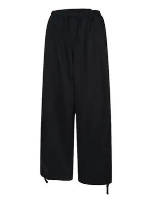 Nike Wide-leg Low-waisted Trousers - Black