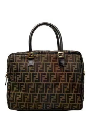 Fendi 20th Century Zucca Canvas Business Bag - Brown