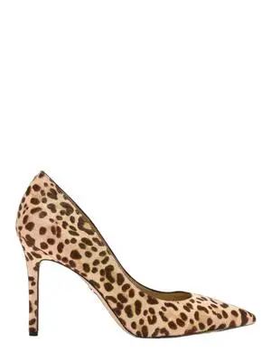Sam Edelman Hazel Leopard-print Calf-hair Pumps Neutrals