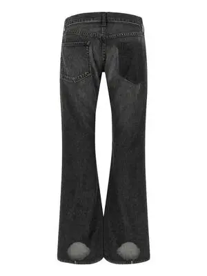 Junya Watanabe Patchwork Distressed Jeans - Black