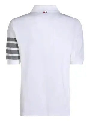 Thom Browne 4-bar Polo Shirt - White