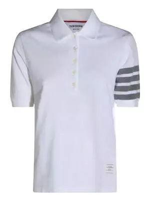 Thom Browne 4-bar Polo Shirt - White