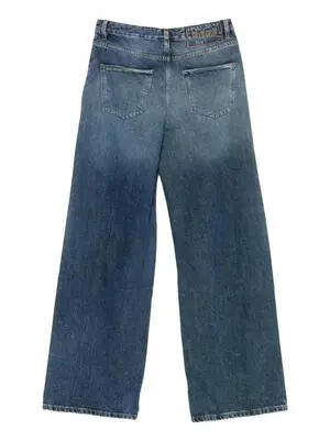 Iceberg Panelled Wide-leg Jeans - Blue