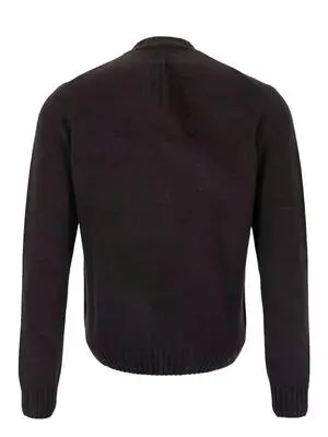 Al Duca D'aosta Merino Wool Roll-neck Sweater - Brown