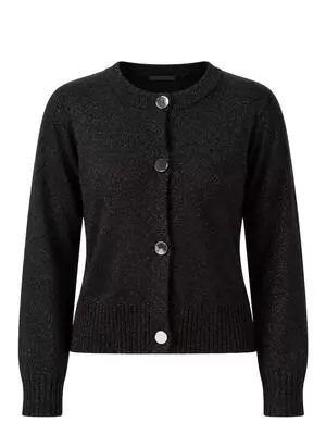 Armani Exchange Knit Button-up Cardigan - Black