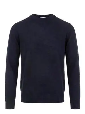 PAOLO PECORA Crew-neck Knitted Sweater - Blue