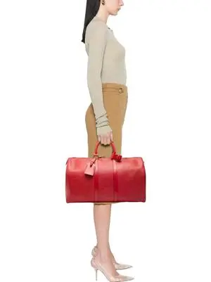 LOUIS VUITTON 1992 Epi Keepall 45 Travel Bag - Red