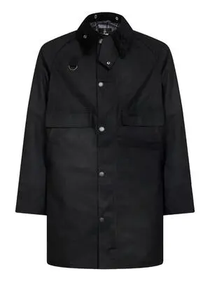 Barbour Spey Corduroy-collar Jacket - Black