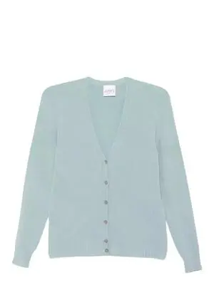 AROVESCIO V-neck Button-up Cardigan - Blue