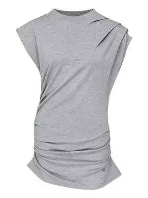 GANNI Top In Draped Jersey