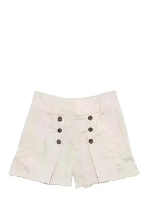 BARBARA BUI Button-details Pleated Shorts