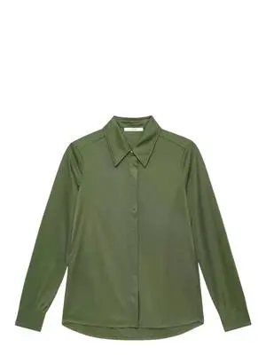 Malìparmi Concealed-button Jersey Shirt - Green