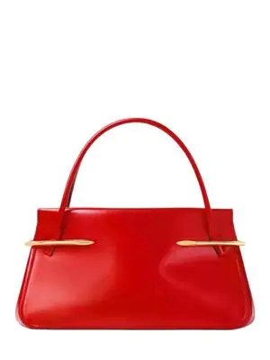 Givenchy Medium Pinch Bag In Leather - Red