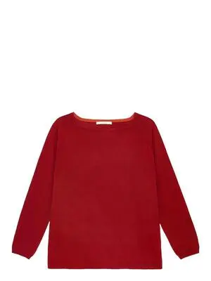 Malìparmi Raglan-sleeve Wool Sweater - Red