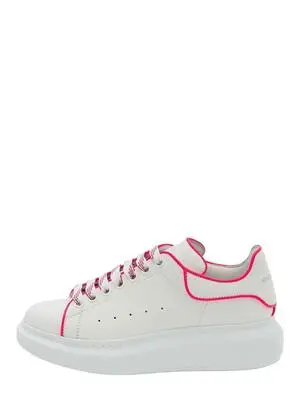 Alexander McQueen (wmns) Alexander Mcqueen Oversized Sneakers 'fluo Pink' White/pink