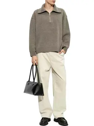 FRAME Belt-loop Straight-leg Chino Trousers - Neutrals