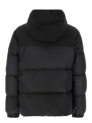 Moncler Oulojoki Hooded Puffer Coat Grey