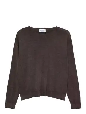AROVESCIO Side-slit Long-sleeve Top