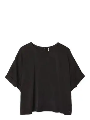 Xirena Savoye Silk Top - Black