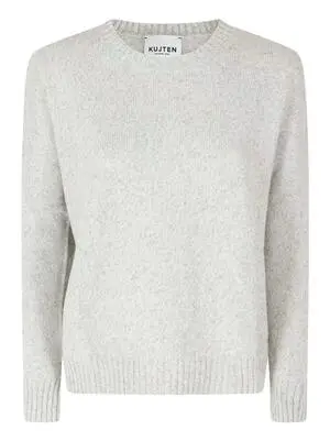 KUJTEN Romelie Crew-neck Cashmere Sweater - Grey