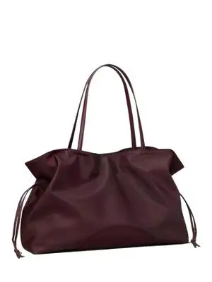 Tory Burch Ella Nylon Drawstring Tote Bag - Red