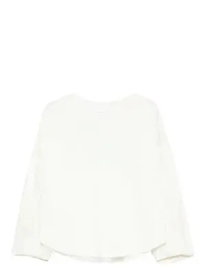 SUSANNE BOMMER Balloon-sleeve Top - White